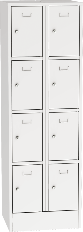 Steel Locker with Lockable Compartments SBS_32_8 | Kovos.cz