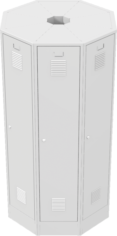 Free-Standing Steel Locker Compartment RAS_S1_A | Kovos.cz