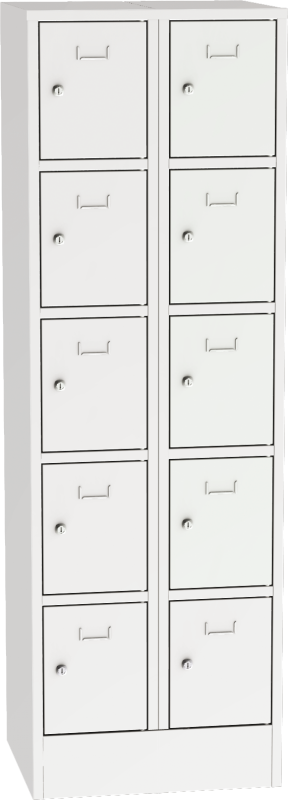 Steel Locker with Lockable Compartments SBS_32_10 | Kovos.cz